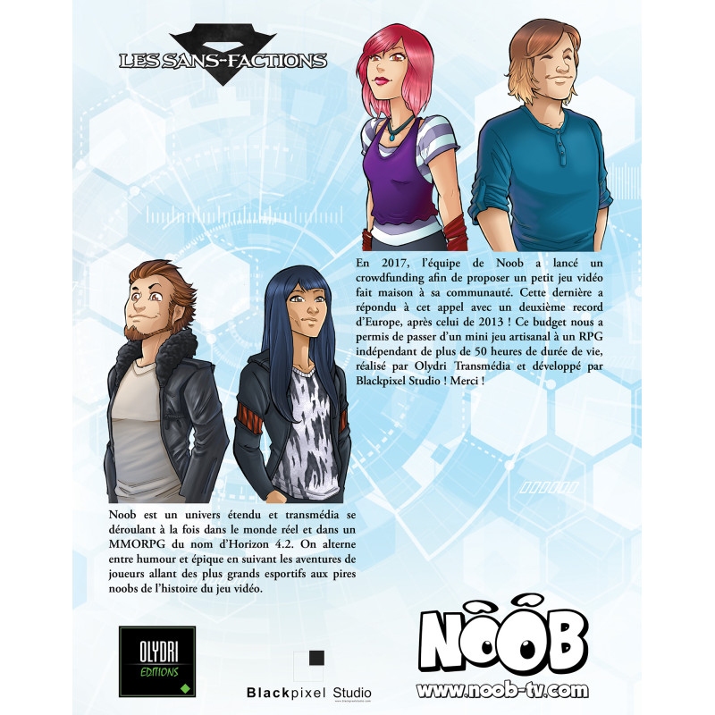 Artbook du RPG Noob - Les Sans-Factions